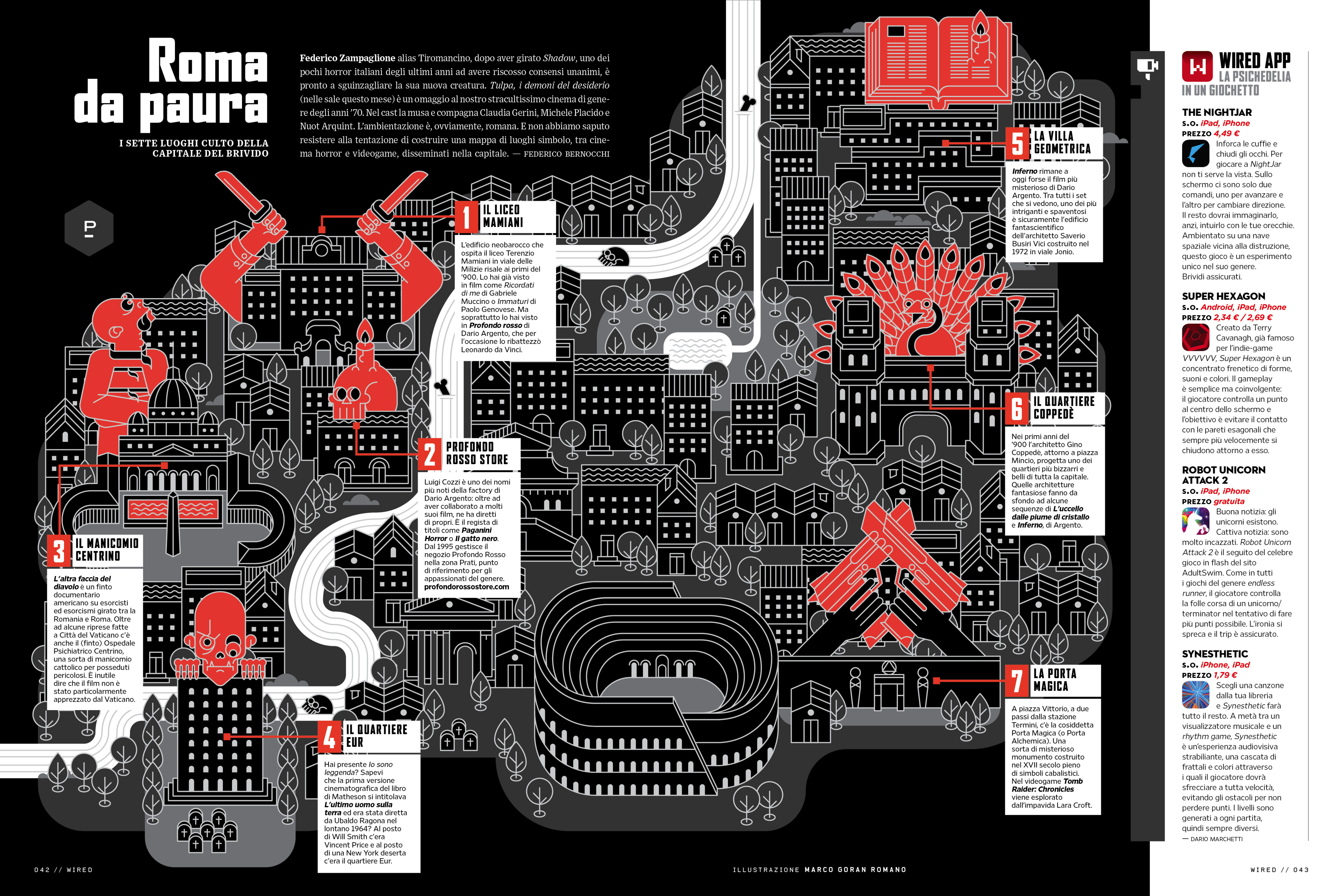 Rome - Horror City Map — Information is Beautiful Awards