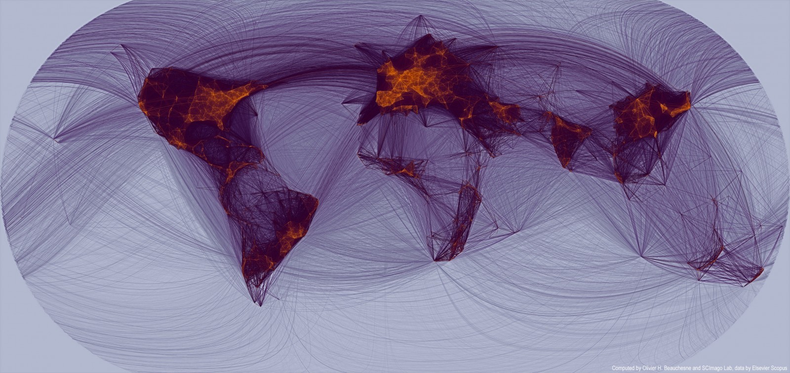 Map of Scientific Collaboration — Information is Beautiful Awards