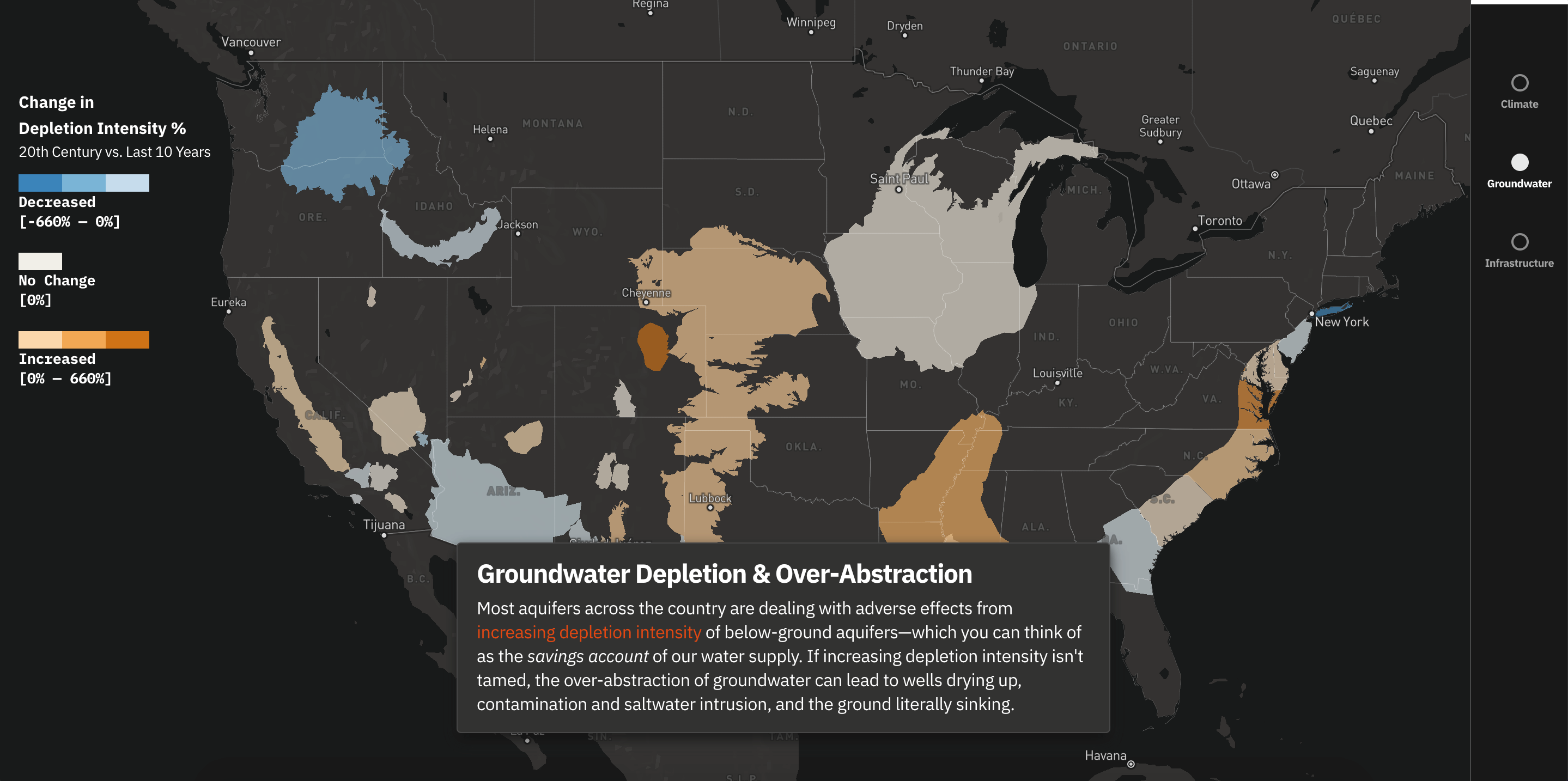 The United States Water Crisis — Information is Beautiful Awards