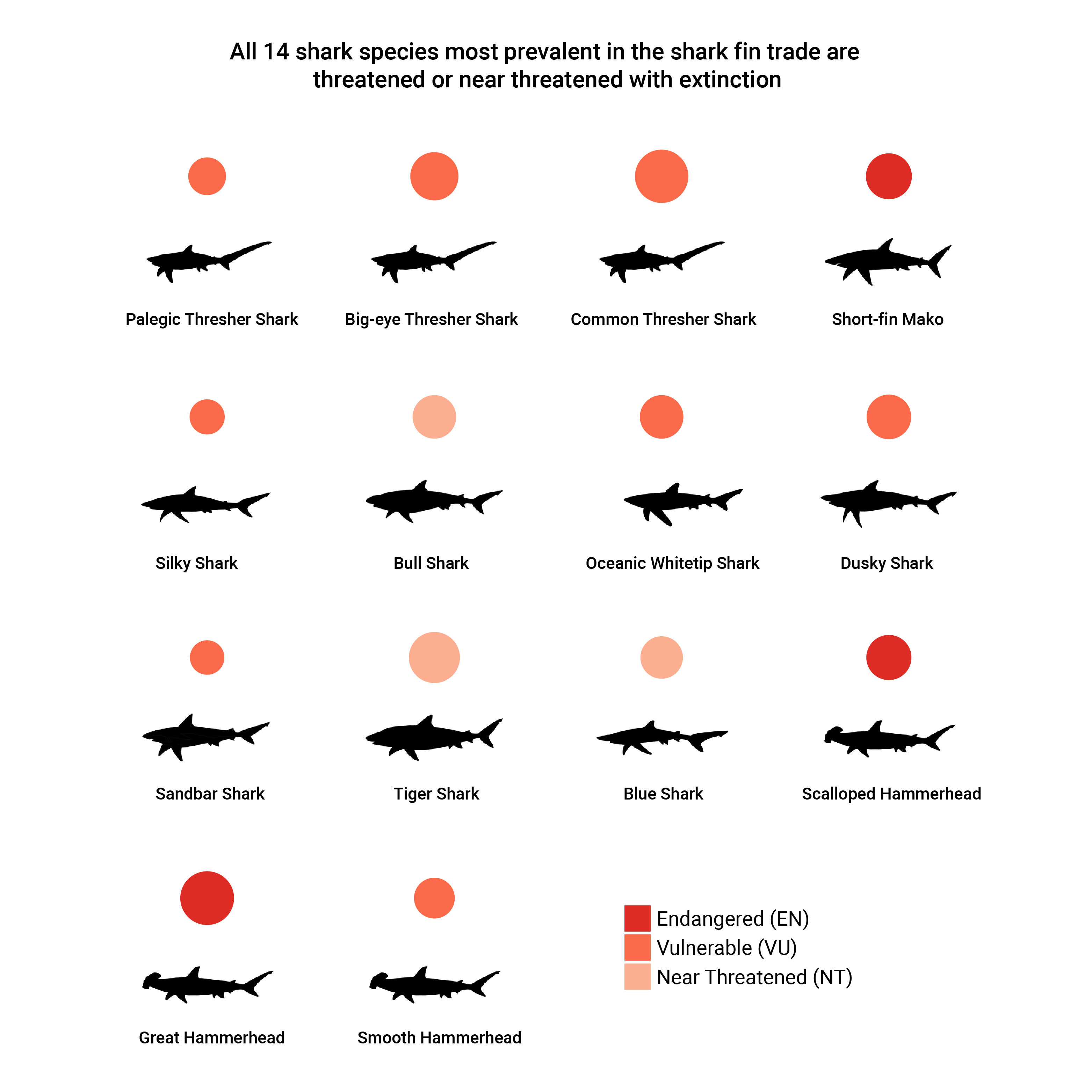 Visualizing Shark Numbers — Information is Beautiful Awards