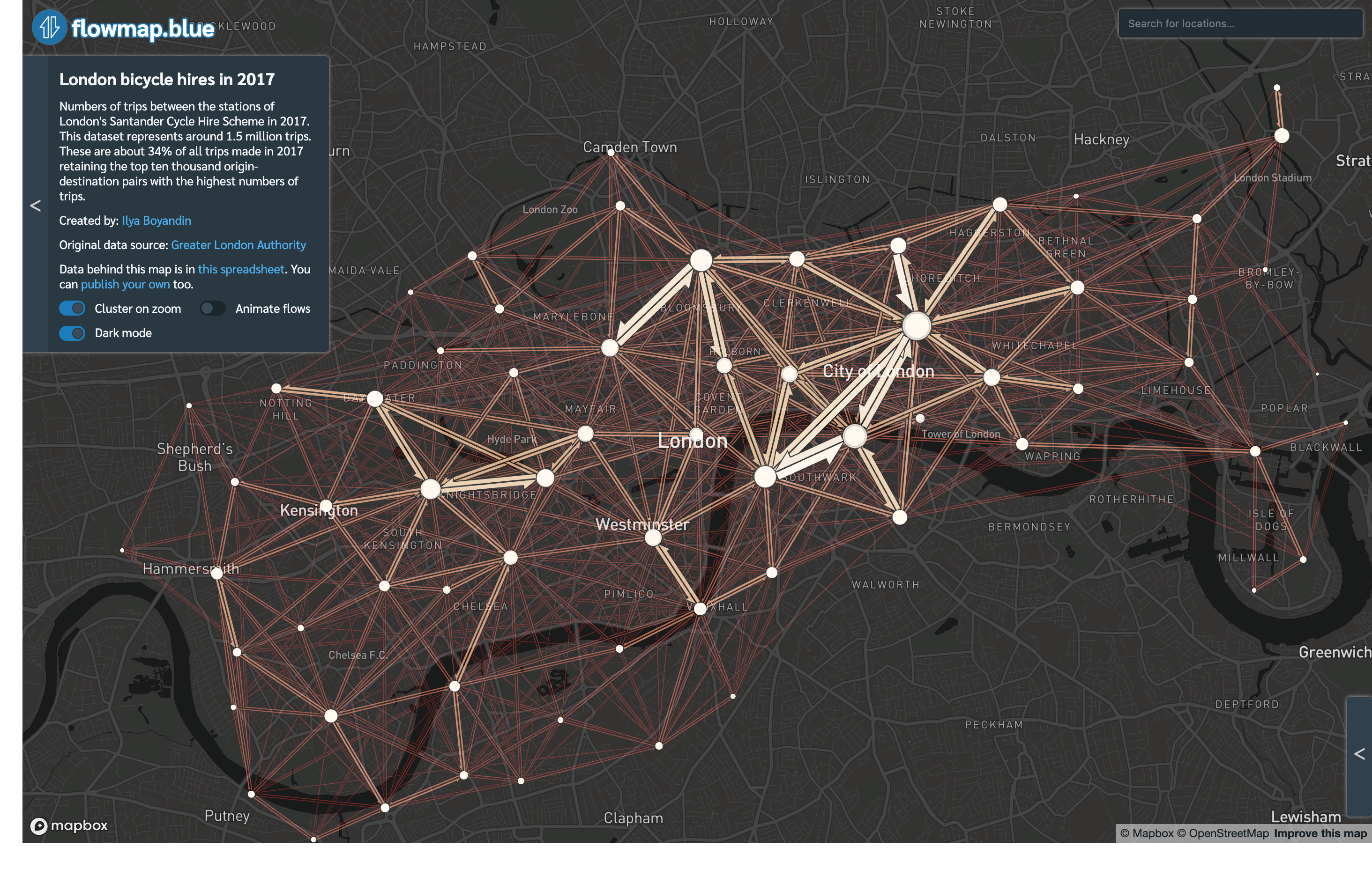 Flowmap.blue — Information is Beautiful Awards